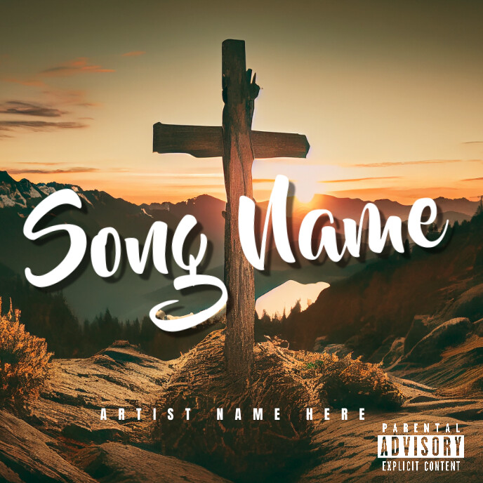 Brown Modern & Minimal Christian Album Cover Template | PosterMyWall