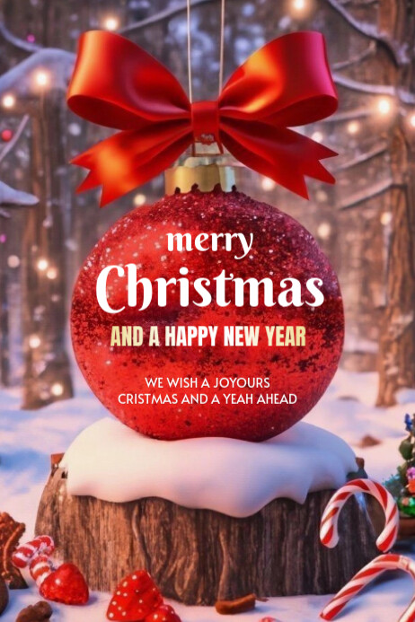 Copy of Brown Modern & Minimal Christmas Poster Poster | PosterMyWall