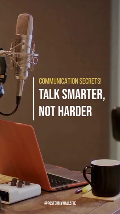 Plantilla de Brown Modern & Minimal Communication Tips Reel Instagram | PosterMyWall