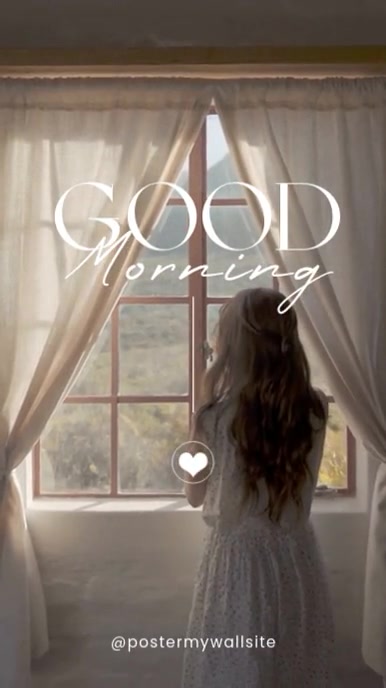 Brown Modern & Minimal Good Morning Reel Instagram Template | PosterMyWall