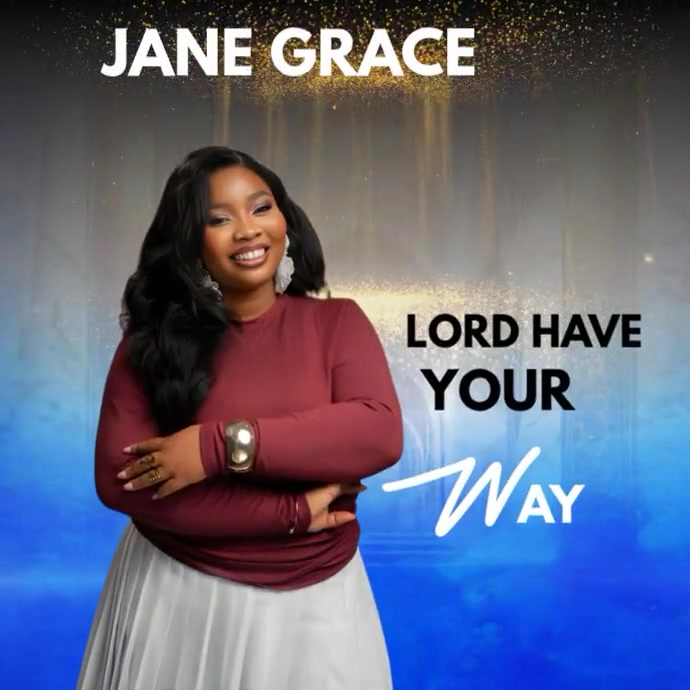 Brown Modern & Minimal Gospel Music Video Cover For Female Artist ...