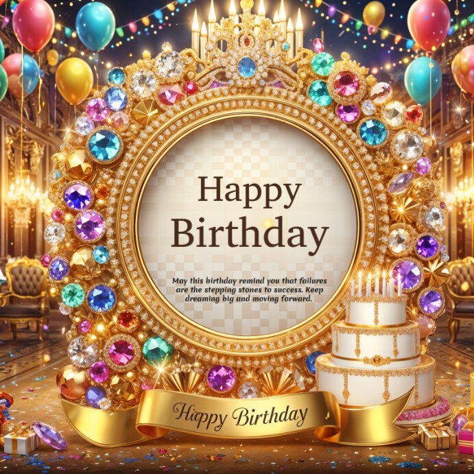 Modèle Brown Modern & Minimal Happy Birthday Instagram Post | PosterMyWall