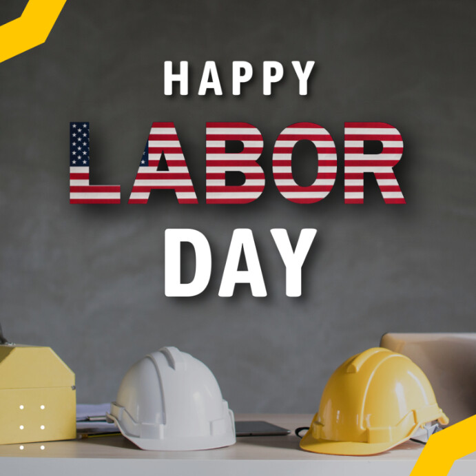 Brown Modern & Minimal Labor Day Instagram Po Template | PosterMyWall