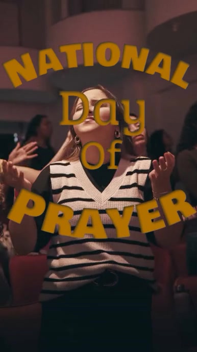 Copy of Brown Modern & Minimal National Day Of Prayer Instagram Reel ...
