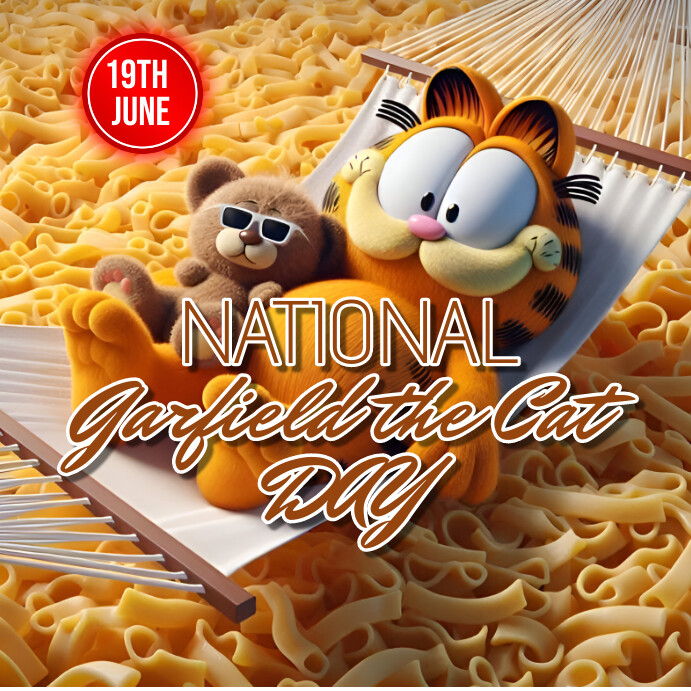 Plantilla de Brown Modern & Minimal National Garfield The | PosterMyWall