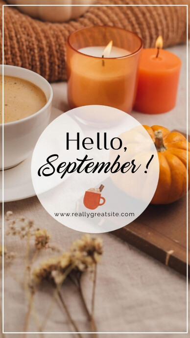 Brown Modern & Minimal Orange White Photo Bac Template | PosterMyWall