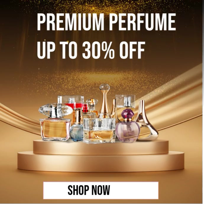 Brown Perfume Sale Instagram Ad Template | PosterMyWall