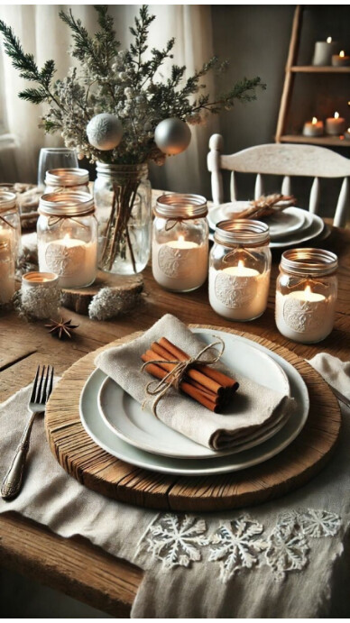 Brown Modern & Minimal Rustic Christmas Gathering Template Design ...