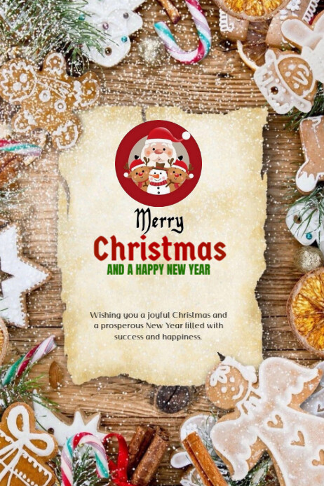 Brown Modern & Minimal Season Greetings Poster Template | PosterMyWall