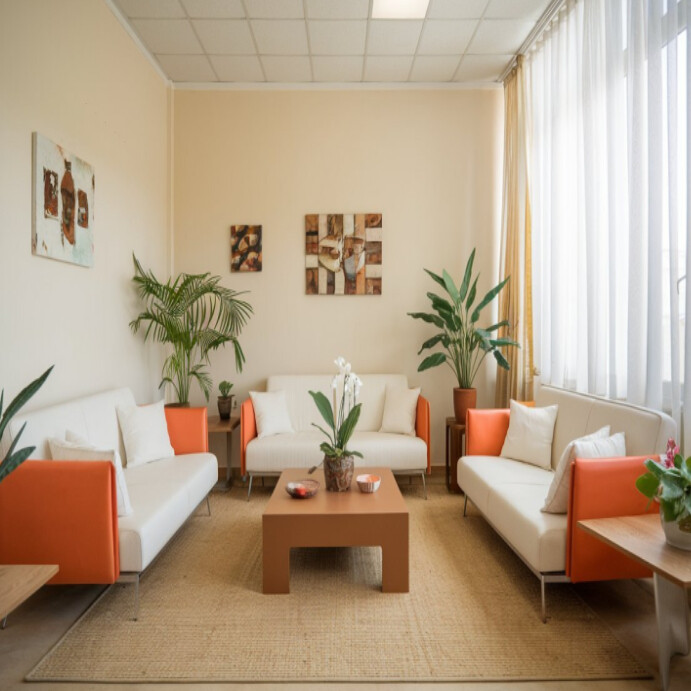 Brown Modern & Minimal Sitting Room Decor Design Instagram Post ...