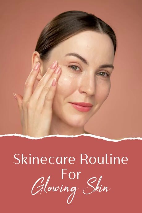 Brown Modern & Minimal Skincare Routine Poste Template | PosterMyWall