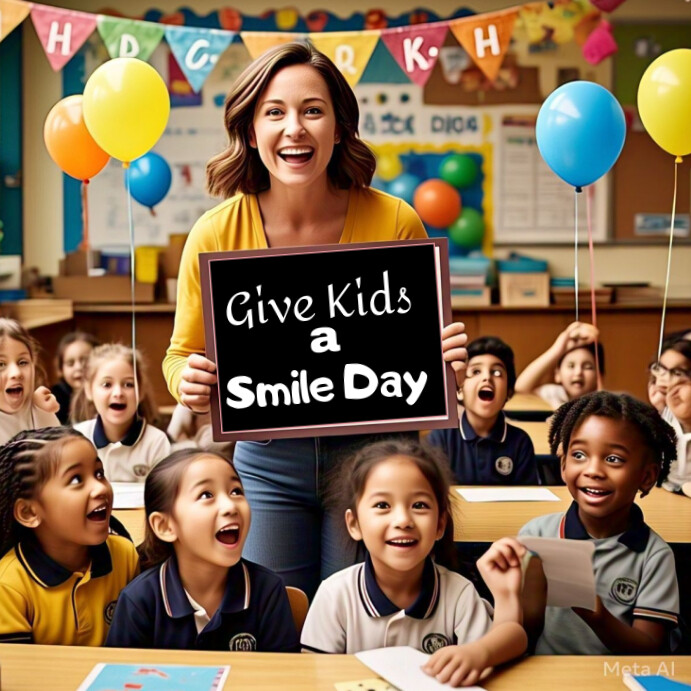 Copy of Brown Modern & Minimal Spreading Smiles, Shaping Futures: Happy ...