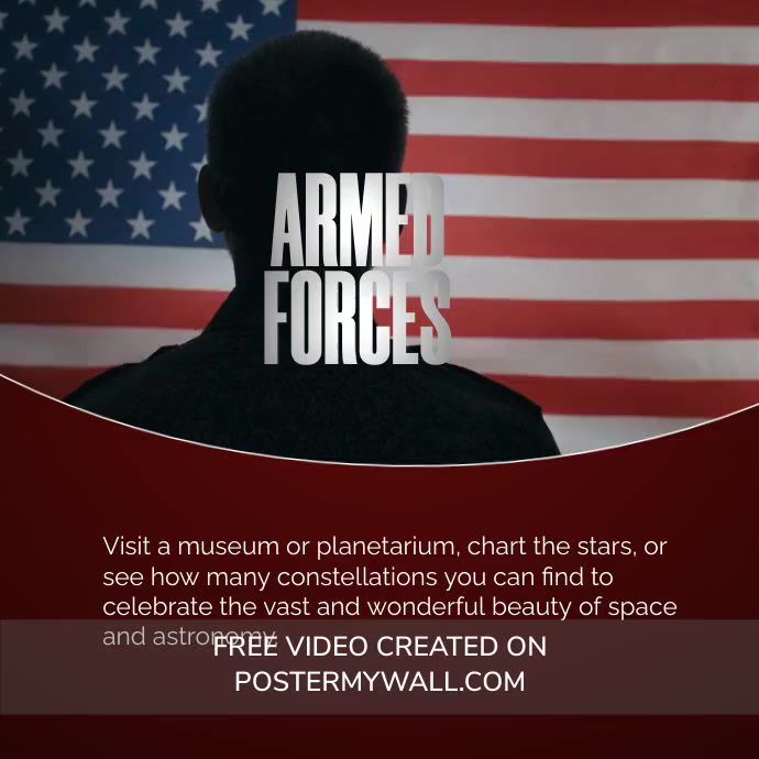 Brown Modern & Minimal Us Armed Forces Insta Template | PosterMyWall