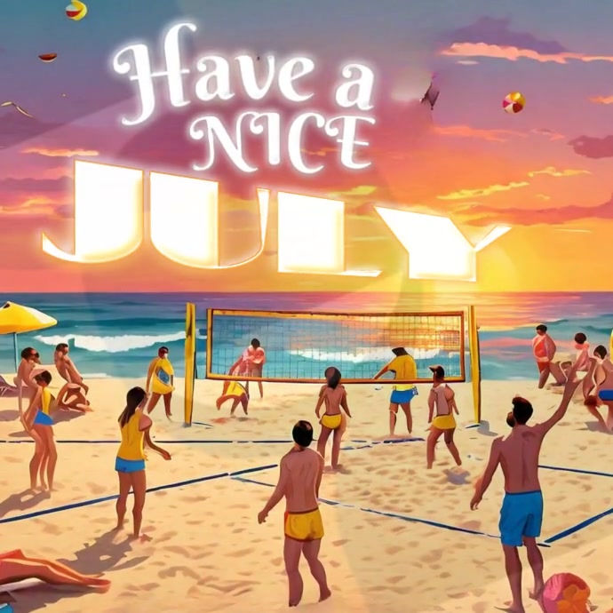 Brown Modern & Minimal July Instagram Post Template | PosterMyWall