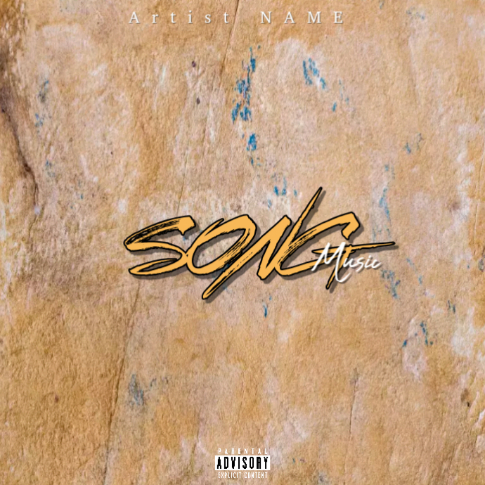 Brown Music Album Cover Album Cover Template | PosterMyWall