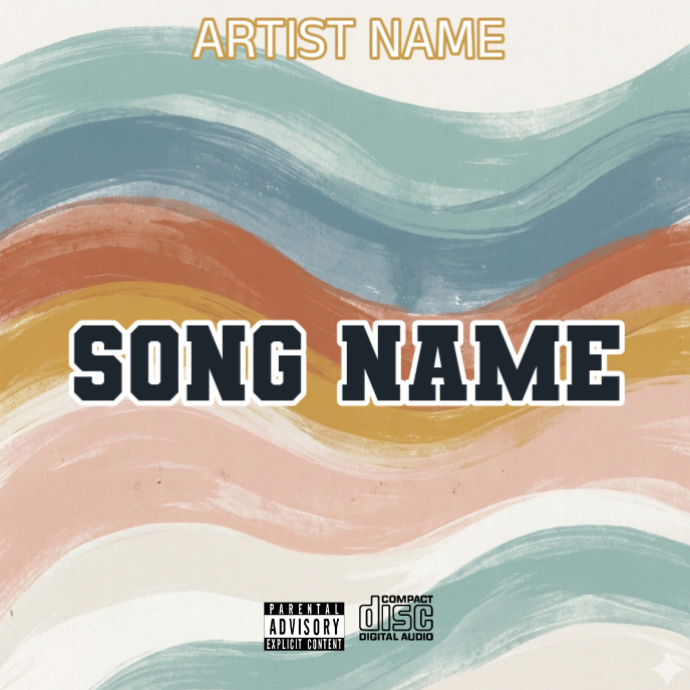 Brown Music Album Cover Album Cover Template | PosterMyWall
