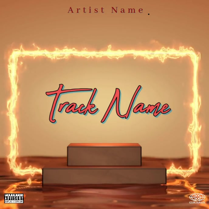 Brown Music Album Cover Album Cover Video Template | PosterMyWall