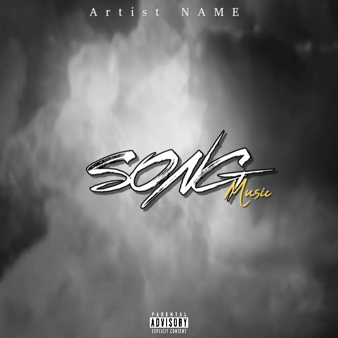 Brown Music cloud Album Cover Video Template | PosterMyWall