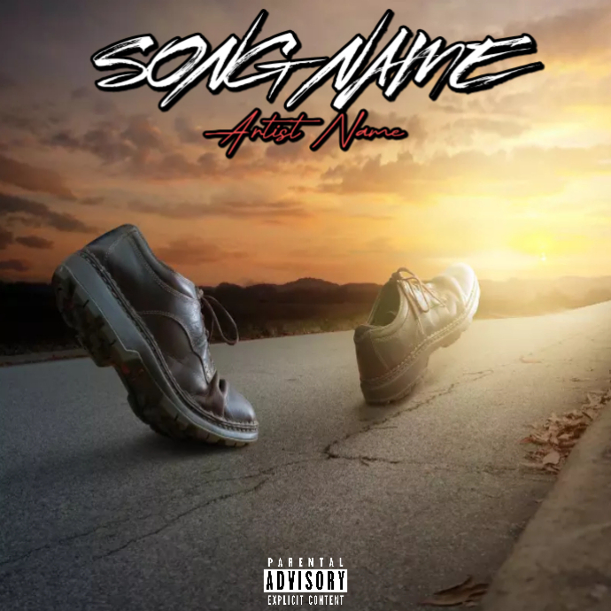 Brown Music road Album Cover Album Cover Template | PosterMyWall