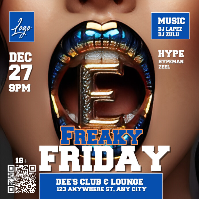 Copy of Brown Neon Brown Background Gradient Freaky Friday Instagram ...