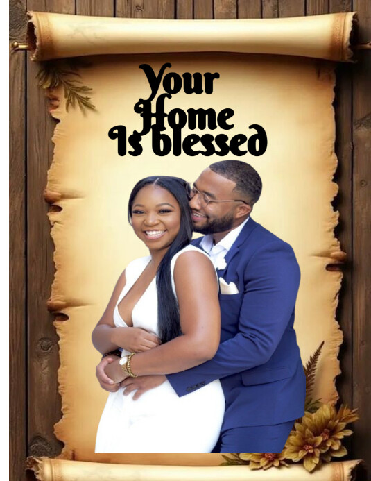 Brown Pastel Cream And Block Marriage Flyer Flyer (us Letter) Template ...