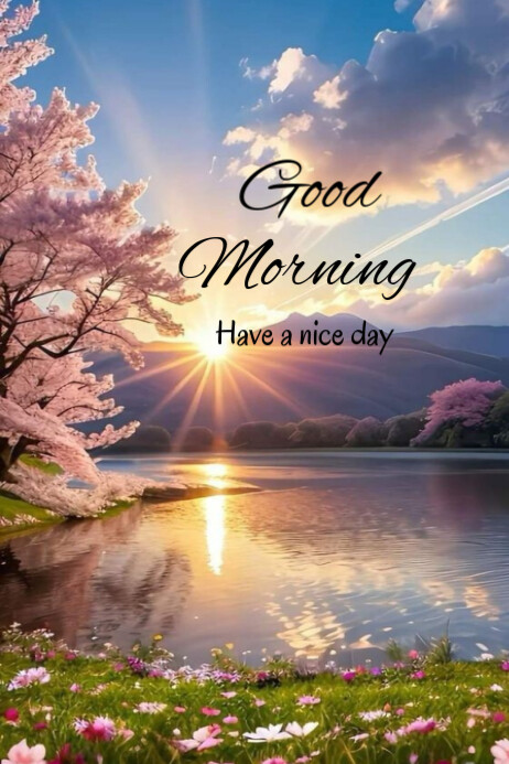 Copy of Brown Pastel Good Morning 2024 Poster | PosterMyWall