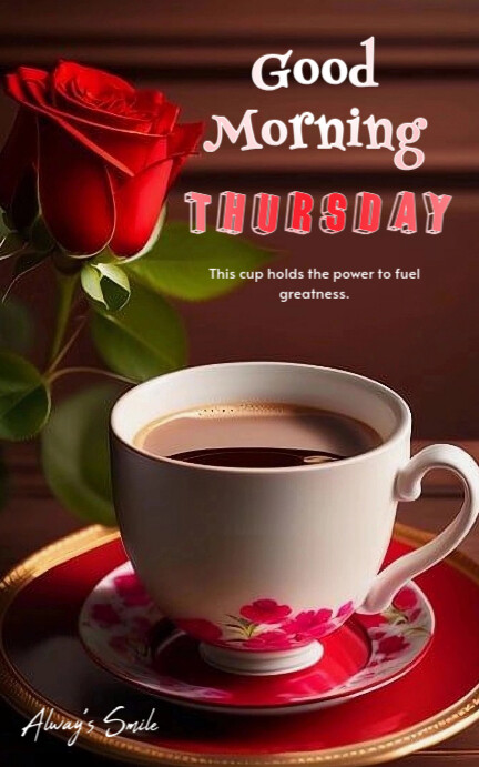 Brown Pastel Good Morning Thursday Kindle/book Covers Template ...