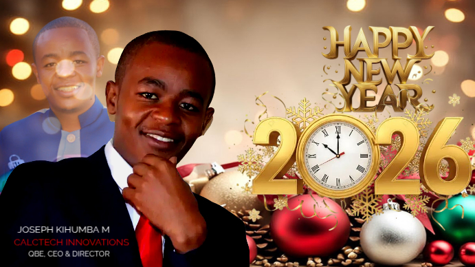 Brown Pastel Happy New Year Digital Display (16:9) Template | PosterMyWall