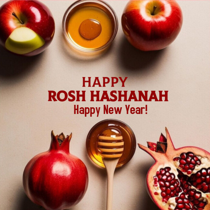 Plantilla de Brown Pastel Happy Rosh Hashanah Instagram Post | PosterMyWall