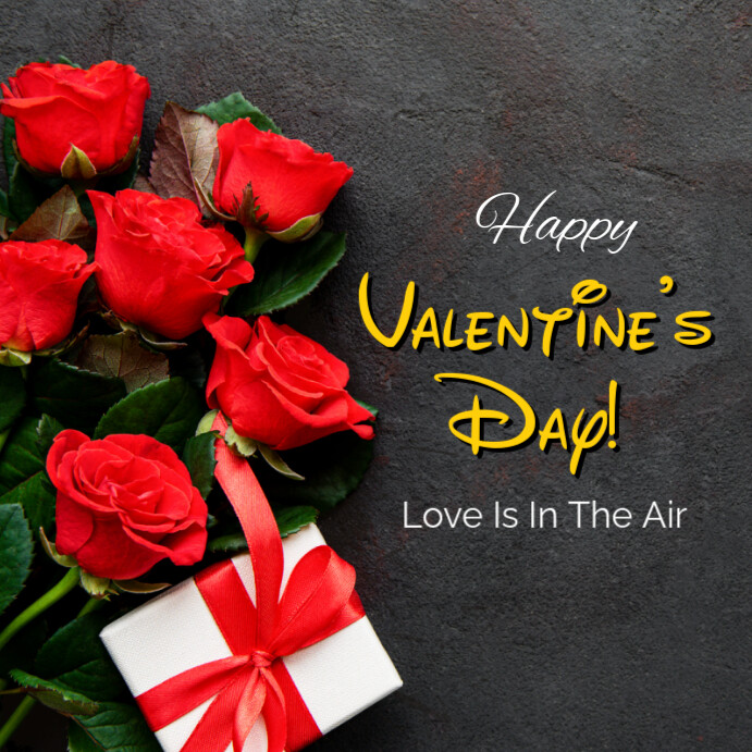 Copy of Brown Pastel Happy Valentine's Day Romantic Posters Instagram ...