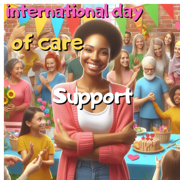 Brown Pastel International Day Of Care And Support Instagram Post ...