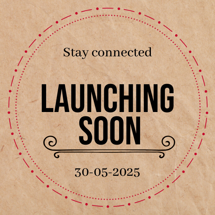 Modèle Brown Pastel Launching Soon Templates Instag | PosterMyWall