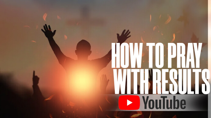 Copy of Brown Prayer Youtube Thumbnail | PosterMyWall