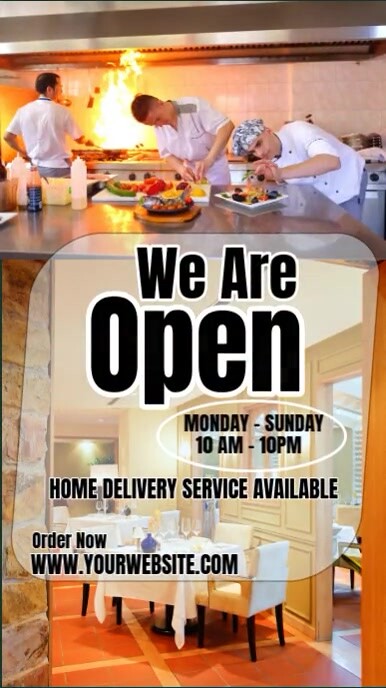Copy of Brown Profesional Restaurant Advertisement Instagram Story ...