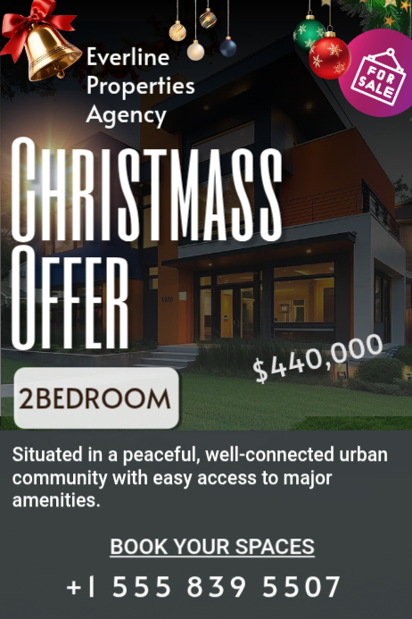 Brown Professional Apartment For Sale Poster Template | PosterMyWall