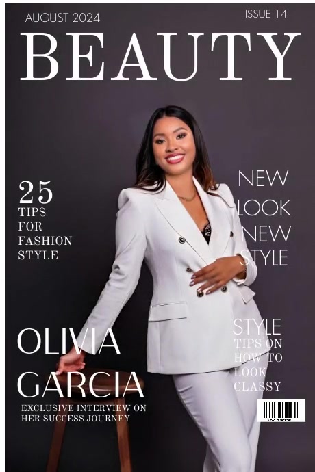 Copy of Brown Professional Beauty Magazine Cover Pos | PosterMyWall