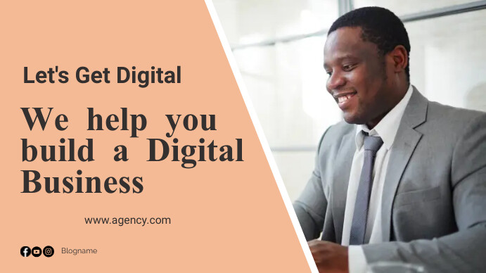 Brown Professional Blog Flyer Presentation (1 Template | PosterMyWall