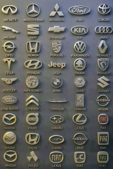 Brown Professional Car Brands Poster Template | PosterMyWall