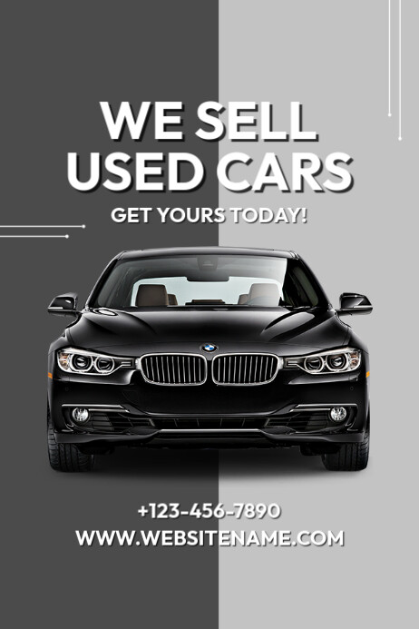 Brown Professional Car Rental Service Poster Template | PosterMyWall