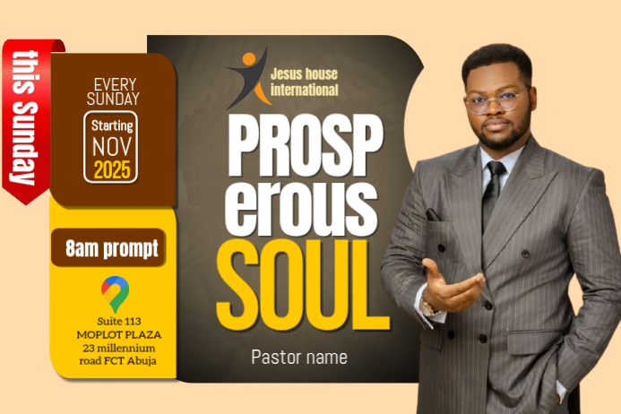 Brown Professional Church Flyers Poster Template | PosterMyWall