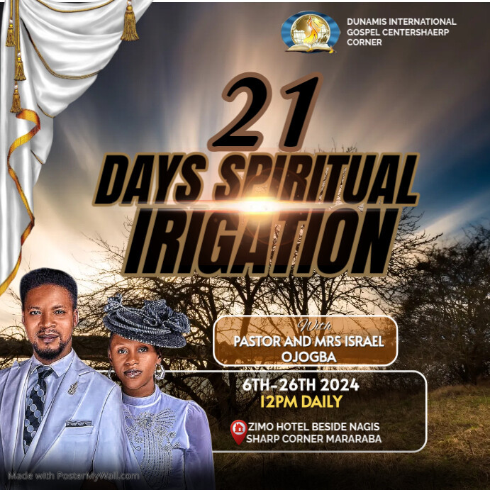 Brown Professional Church Instagram Post Template | PosterMyWall