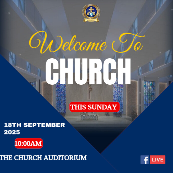 Brown Professional Church Instagram Post Template | PosterMyWall