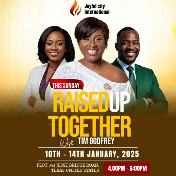 Brown Professional Church Instagram Post Template | PosterMyWall