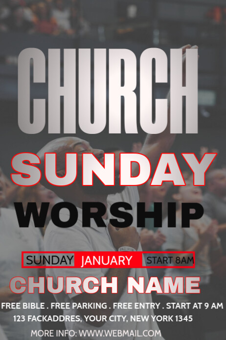 Brown Professional Church Poster Template | PosterMyWall