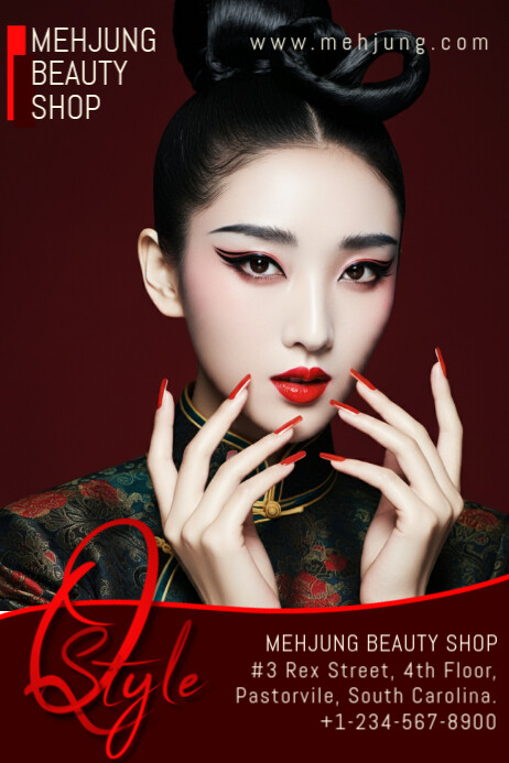 Brown Professional Cosmetics Shop Poster Template | PosterMyWall