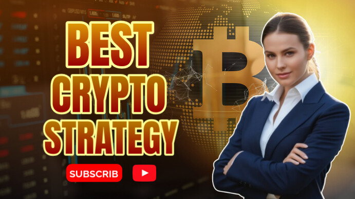 Brown Professional Crypto Youtube Thumbnail Template | PosterMyWall