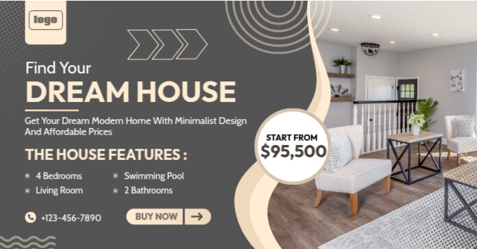 Copy of Brown Professional Dream House Facebook Ad Facebook Ad ...