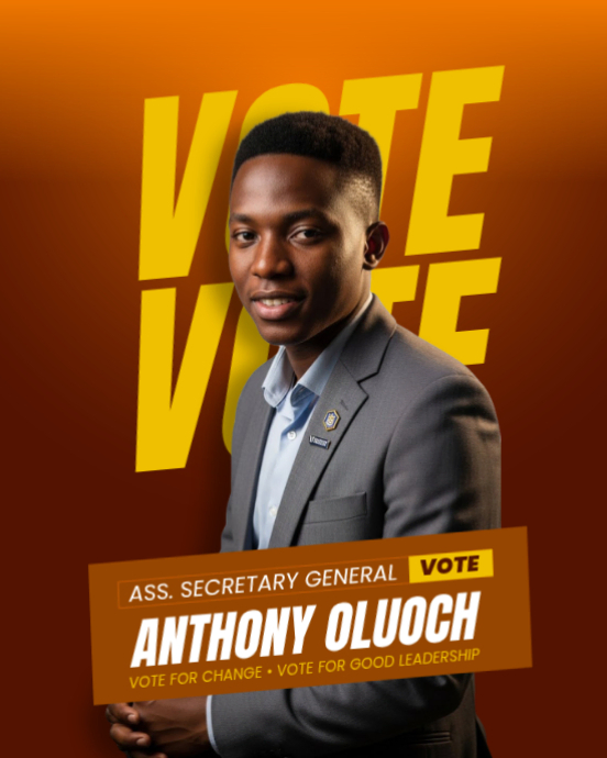 Brown Professional Election Campaign Poster Instagram Portrait Template ...
