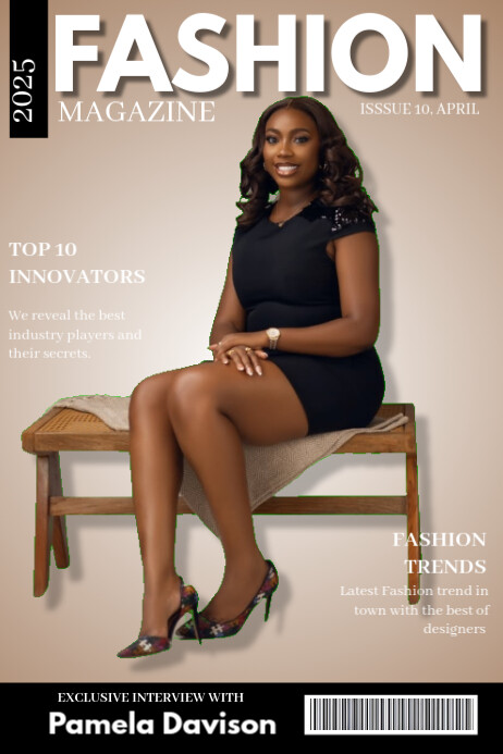 Copy of Brown Professional Fashion Magazine Cover Poster | PosterMyWall