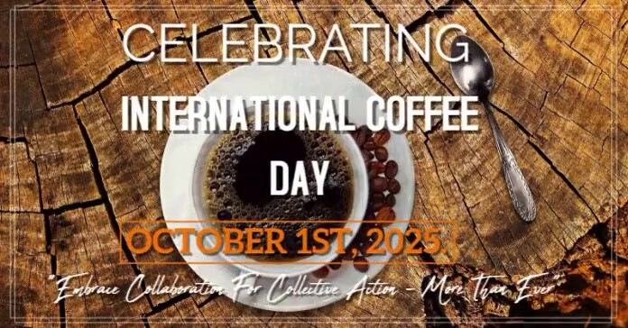 Brown Professional International Coffee Day Template Facebook Shared ...